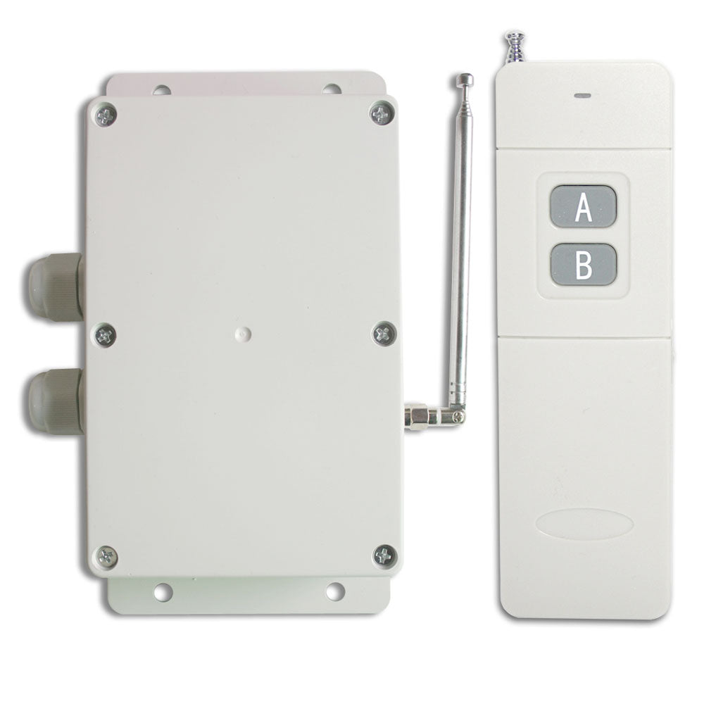 2 Channels 5KM Long Range Wireless Light Switch Dry Contact Output – Wireless Remote Switches ...