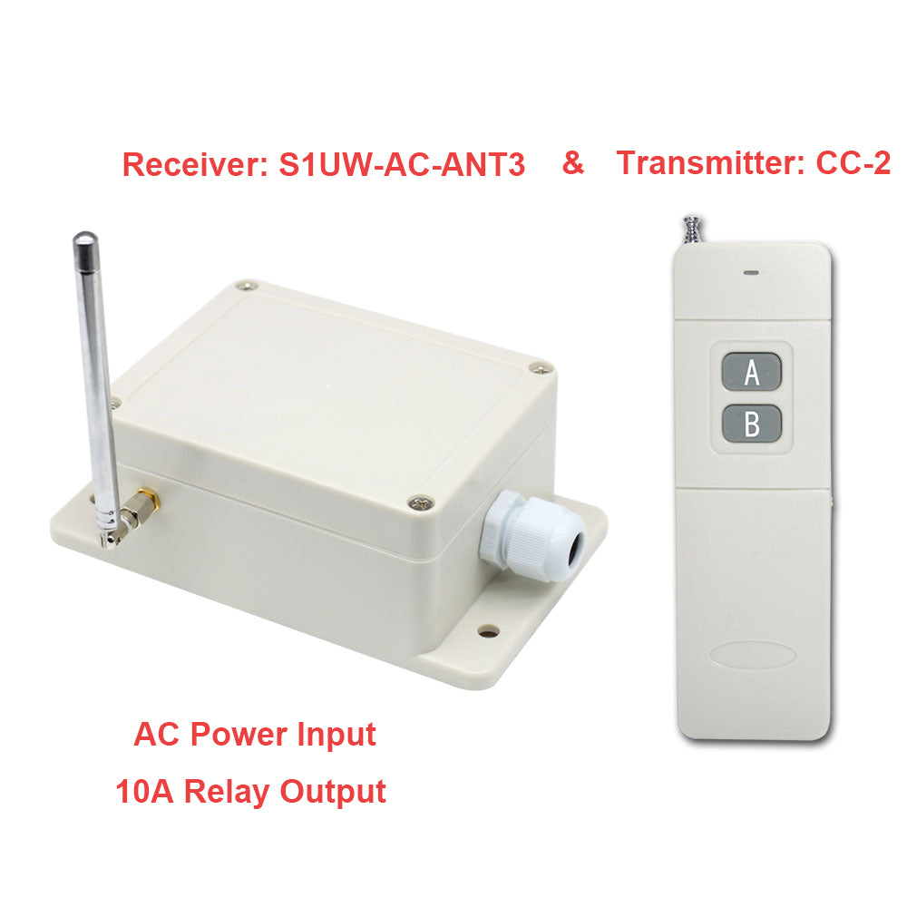 5KM Long Range Wireless Remote Switch AC Power Input – Wireless Remote Switches Online Store