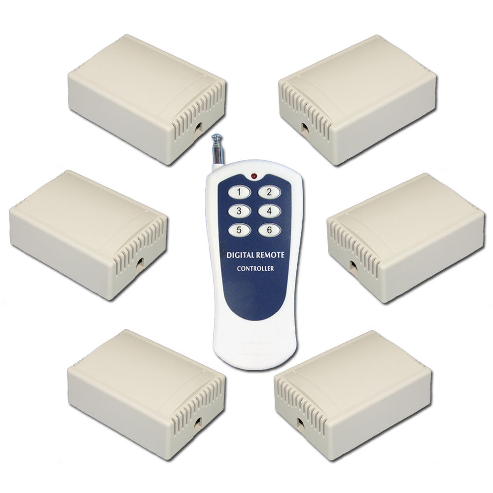 6 Channels DC Output Wireless Remote Control Switches – Wireless Remote ...