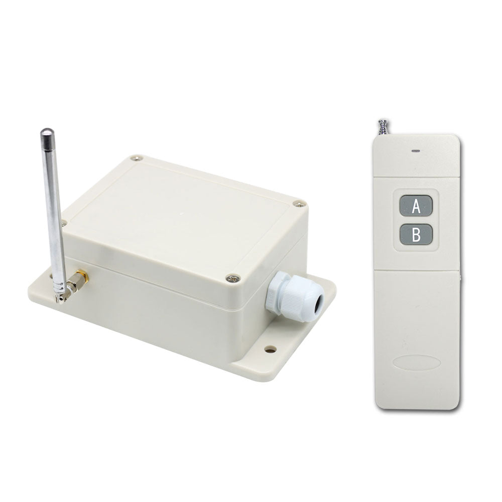 2 Channel 5KM Long Range Outdoor Remote Control Light Switch AC Output ...
