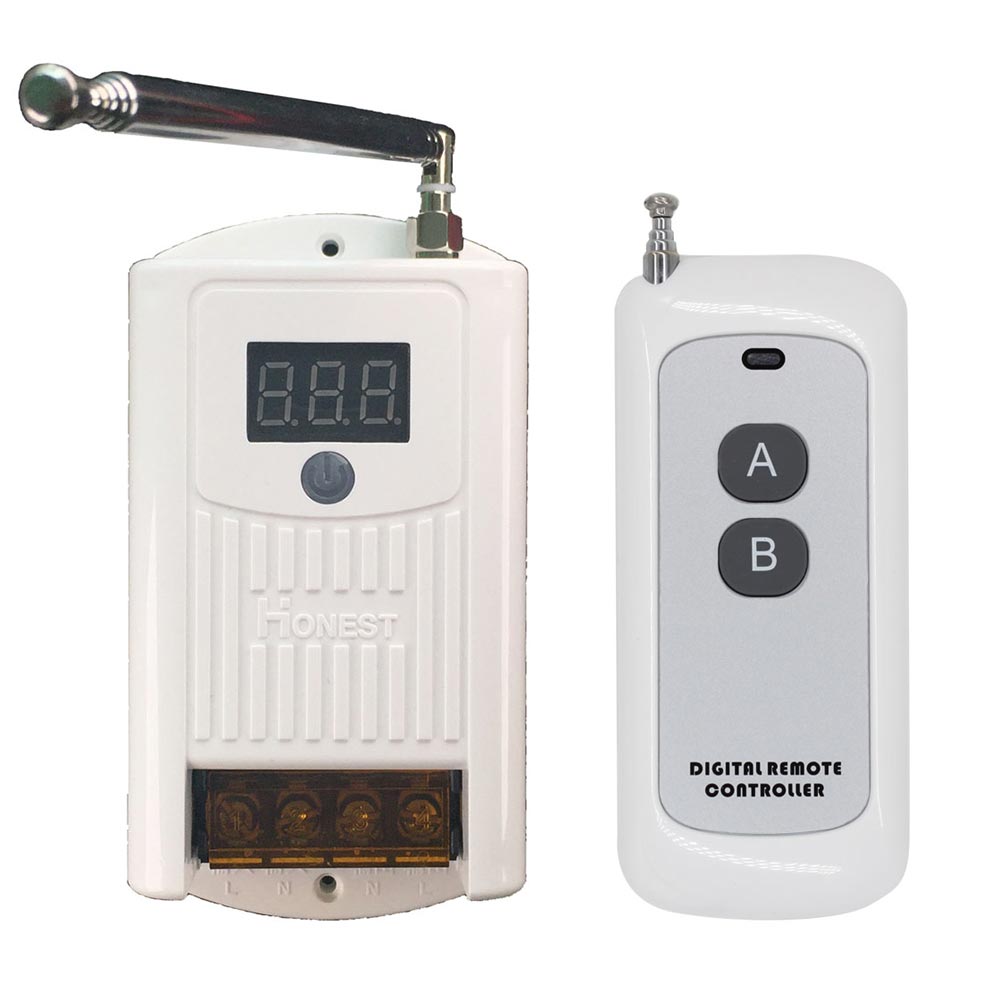 AC 75~400V Wireless Transmitter Receiver Kit Control AC 220V 380V ...