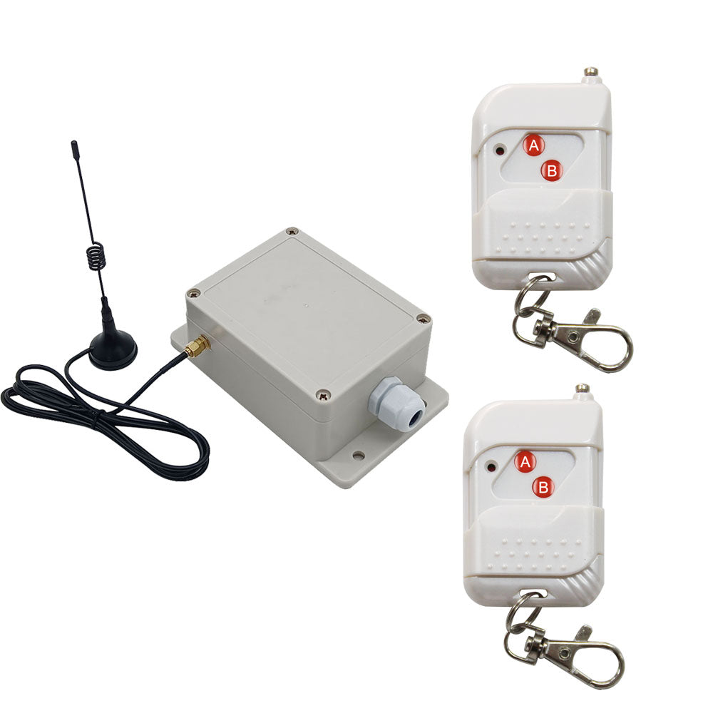 1Way Dry Relay Output RF Waterproof Wireless Remote Control System ...