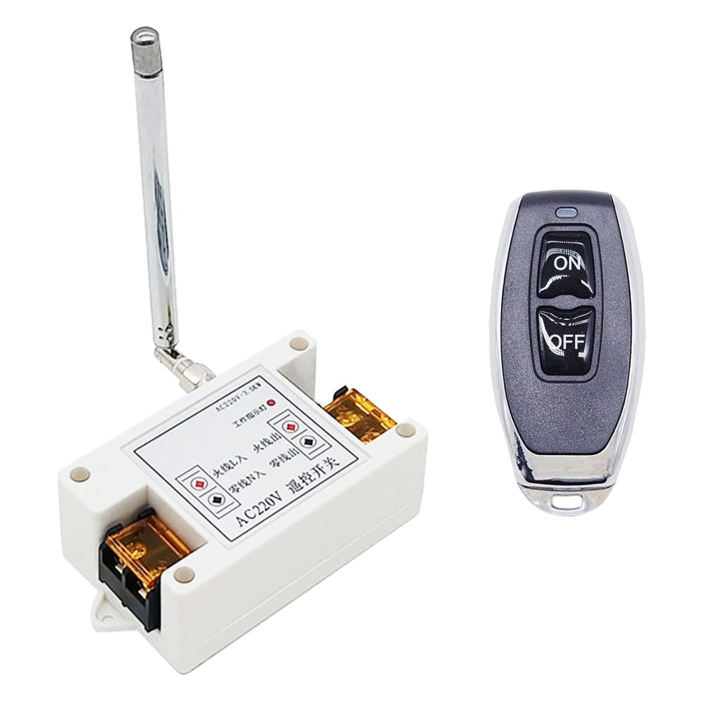 50M Small Range AC 85~240V Power Output Wireless Remote Control Kit ...