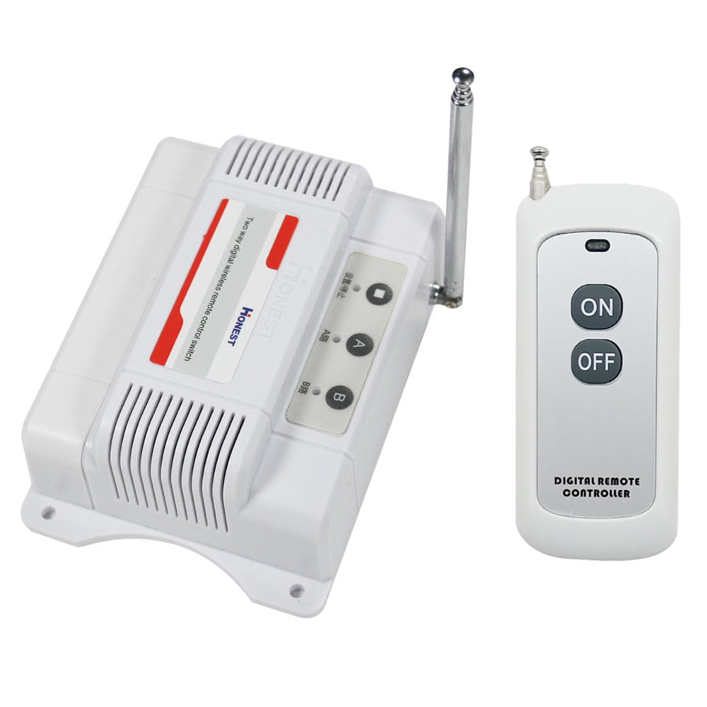 AC 110V 220V 380V 2 Channels Wireless Remote Control Switch System ...