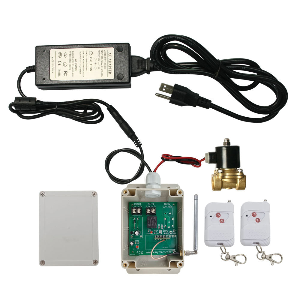 Wireless Remote Control Solenoid Valve DC 12 Volt 24 Volt – Wireless ...