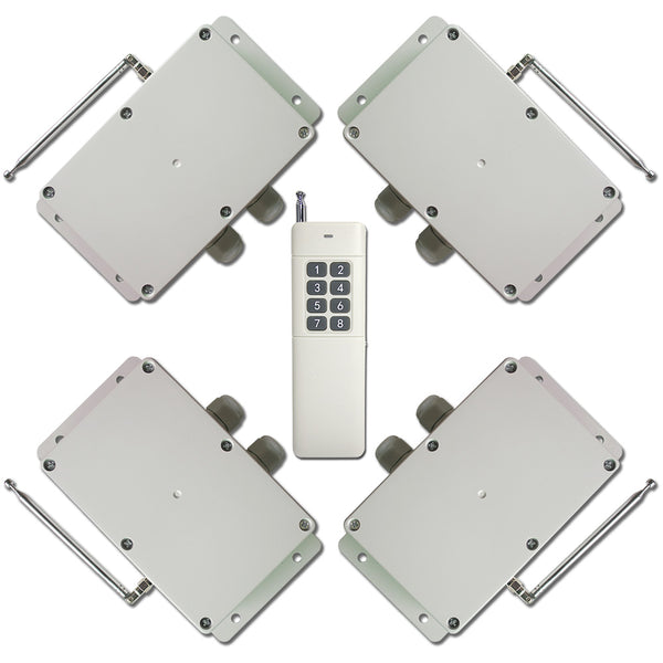 500M DC Wireless Remote Control Kit With 30A Dry Contact Relay Output ...