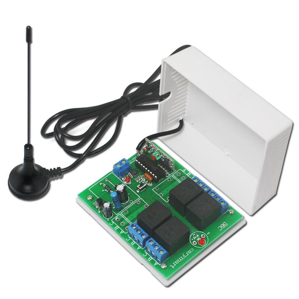 4Way 10A Max Load Dry Contact Output Radio Remote Control System ...