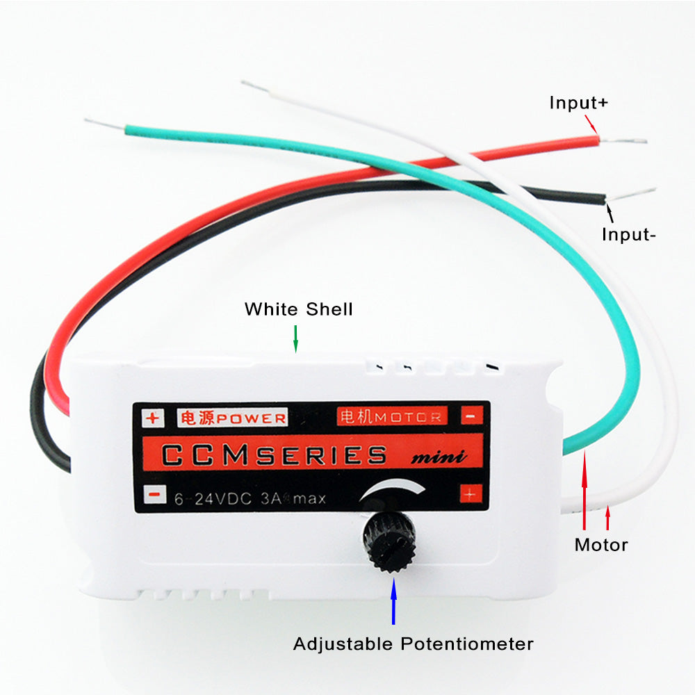 6V~28V 3A DC Motor Speed Adjustment Switch Governor – Wireless Remote ...