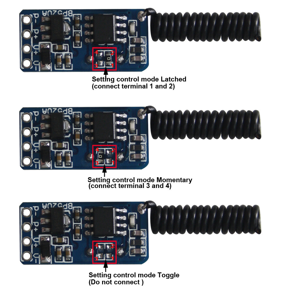 Mini 4~12V Input Output Remote Control Reveiver Transmitter – Wireless ...