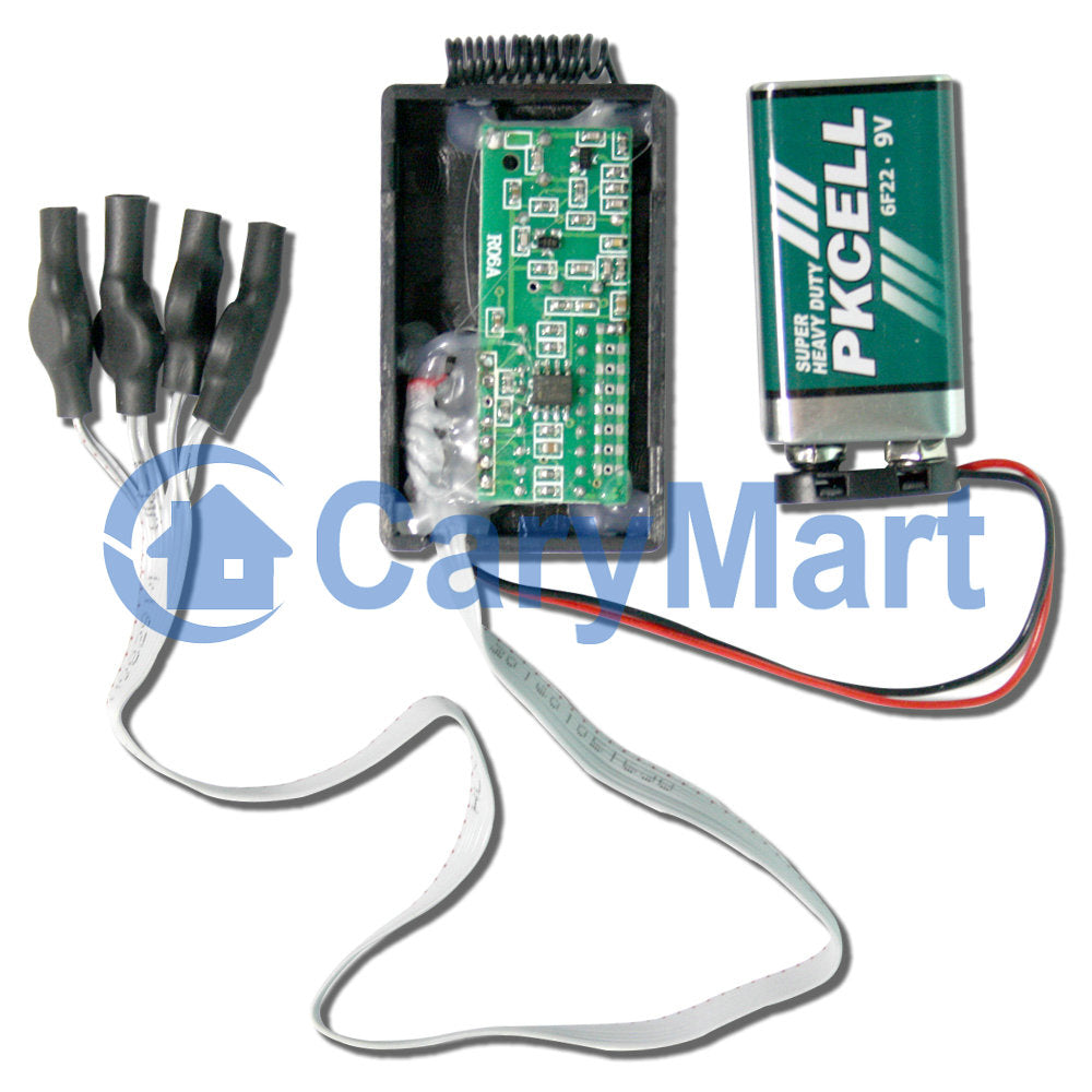 Wireless Vibration System 4 Vibrators Receiver & 4 Buttons Transmitter ...