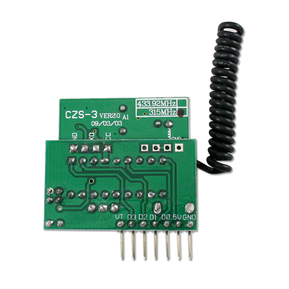 4 Channel High level Output Super Regeneration RF Receiver Module With ...