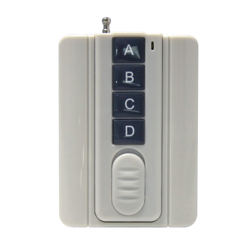 Wall Mounted Support 4 Buttons 500M RF Remote Control / Transmitter (M ...
