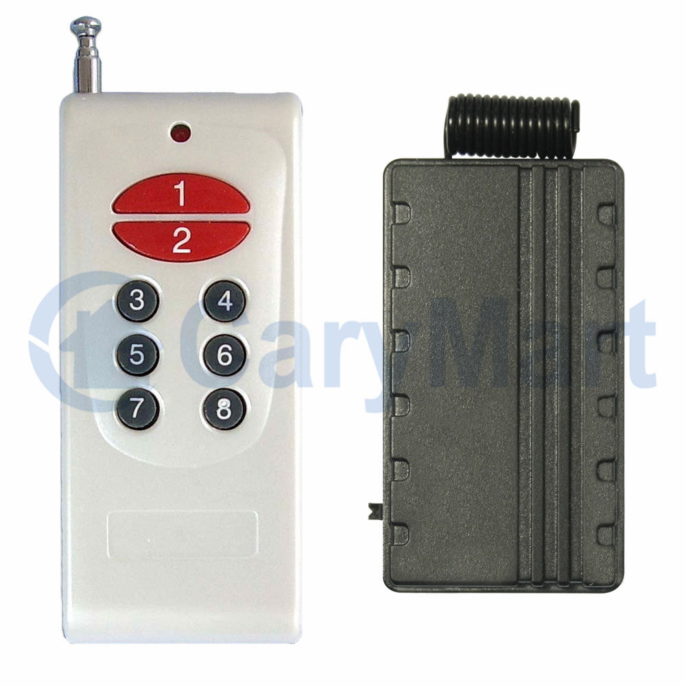 Wireless Mini Vibrator System 8 buttons Transmitter For 8 Times ...