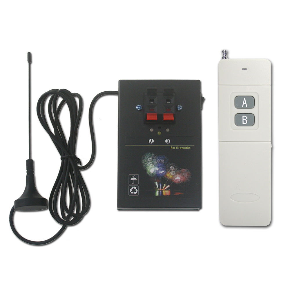 2 CH 2000m Long Distance Remote Control Firework Ignitor System ...