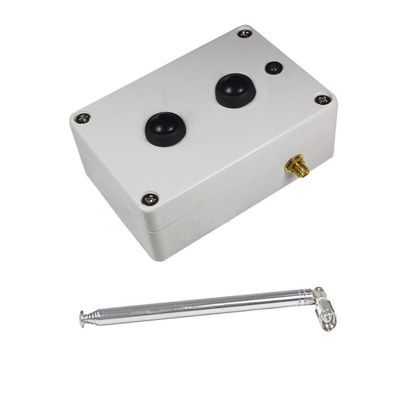 Waterproof 2 Buttons Long Range RF Wireless Remote Control Radio Trans ...